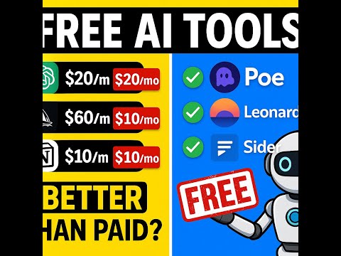 “Stop Paying for AI! 7 FREE Alternatives to ChatGPT, Midjourney & More (Full Tutorial)”