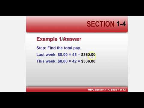 Business Math Piece work