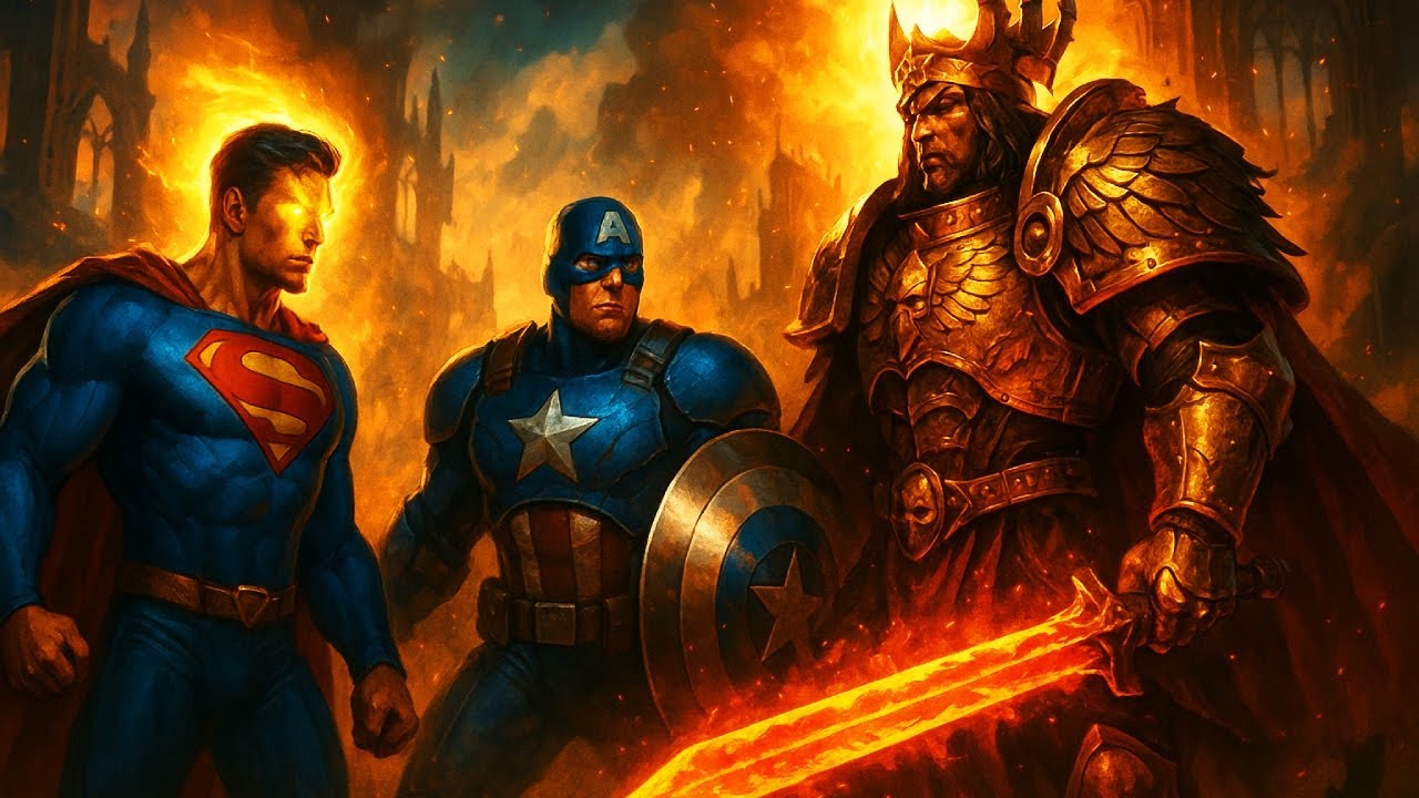 What If Superman And Captain America Came Into Warhammer 40K?