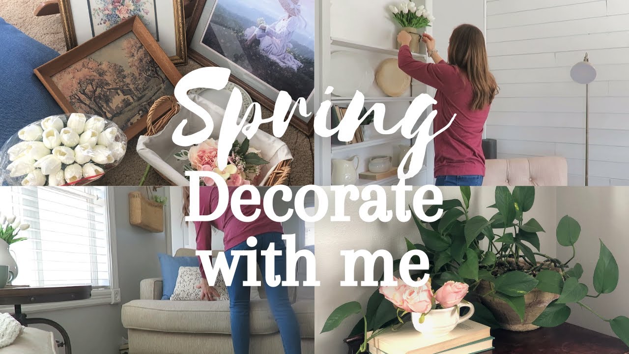 Spring Cottage style decorate with me | Thrifty & simple style ideas | collab w/ Maranda Christine