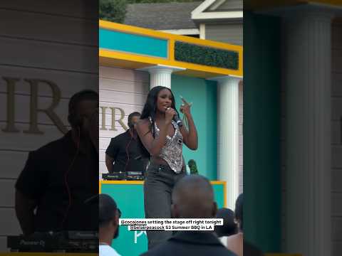 Coco Jones brought vocals at the Cookout #cocojones #belair