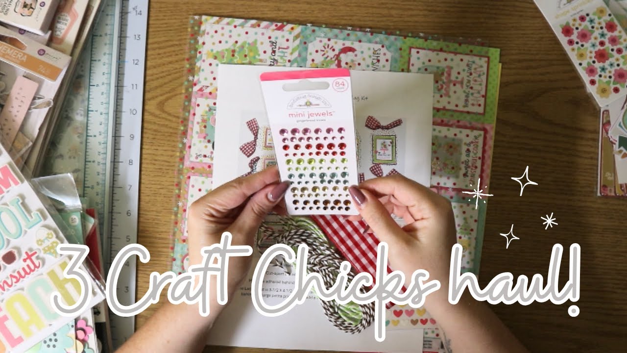 3 CRAFT CHICKS COLLECTIVE HAUL 🛒💕 Doodlebug + Simple Stories Project Kits! | madebycarlyrose
