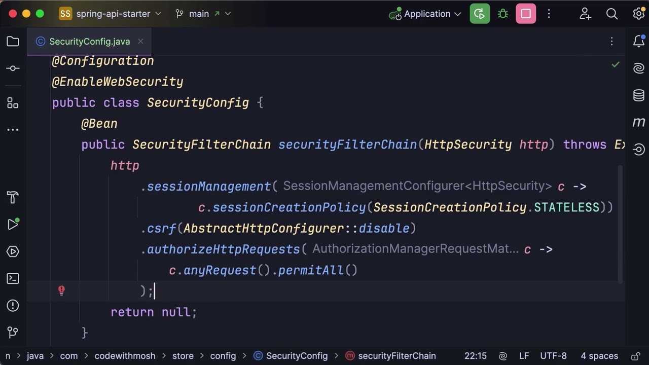 33 - Configuring Security Setting