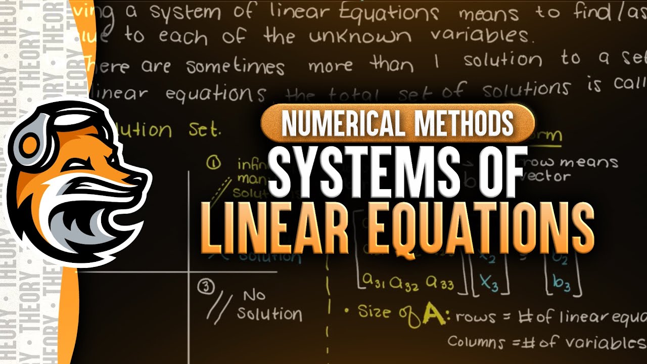 Systems Of Linear Equations | Numerical Methods