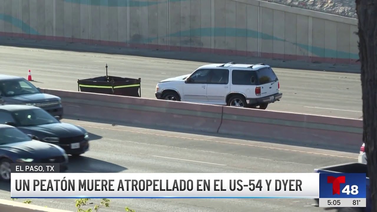 Peaton muere atropellado en plena autopista
