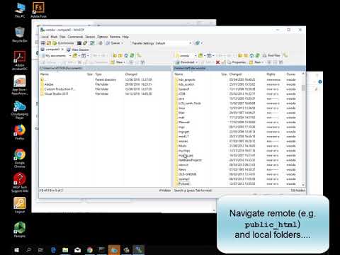 Upload files from Windows to Linux with SFTP / WinSCP
