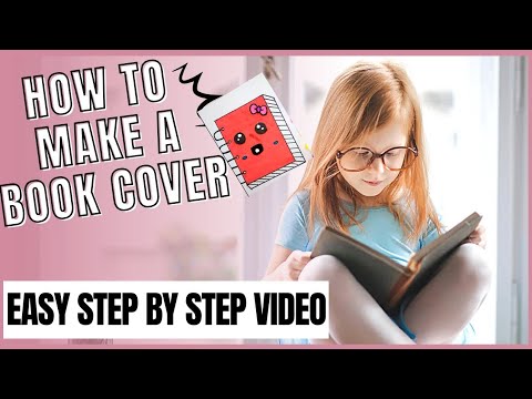 How to make a book cover - drawing for kids- book cover design- @Izzaartsandcraftsyt