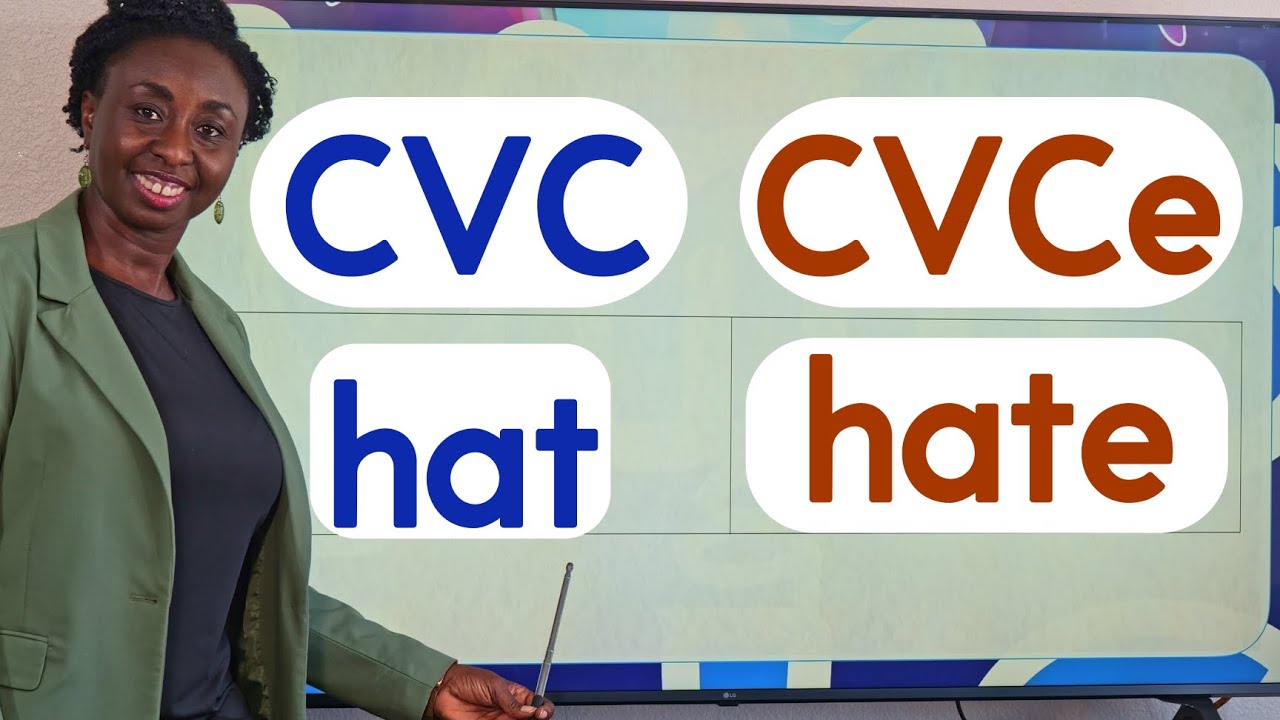 CVC vs CVCe Word List | Learn the Magic E Rule  #sollyinfusion