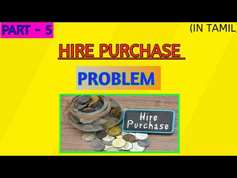 Hire purchase | problem | in Tamil