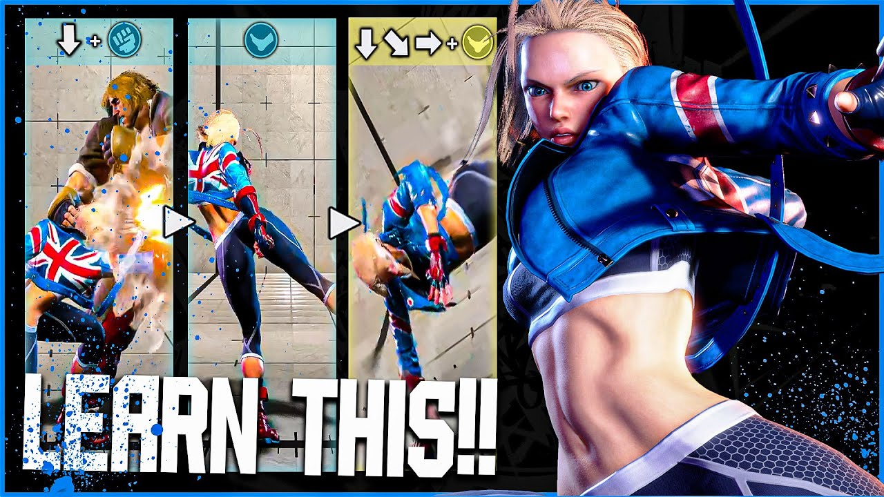 5 Cammy Combos to take you from NOOB to PRO! | Street Fighter 6 Combo Guide