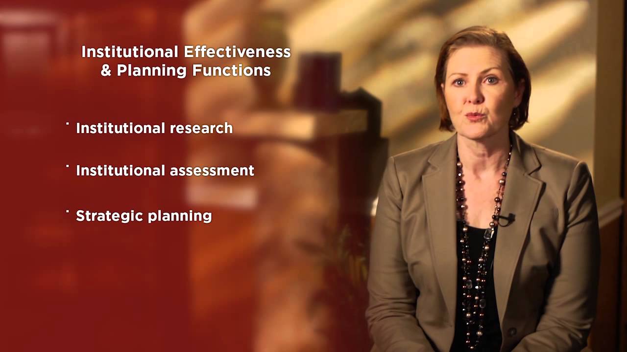 Institutional Effectiveness & Planning by Susan Ledlow