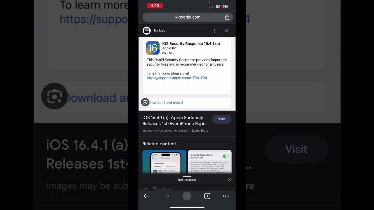 What is Apple’s Rapid Security Response?