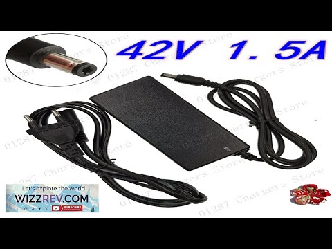 42V 1.5A Charger Input 100 240 VAC Lithium Li ion Li poly Charger For 10Series Review