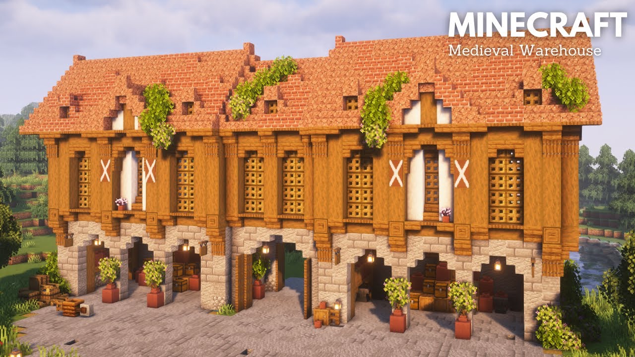 Minecraft: How to build a Medieval Warehouse | Minecraft Tutorial - Minecraft Builders