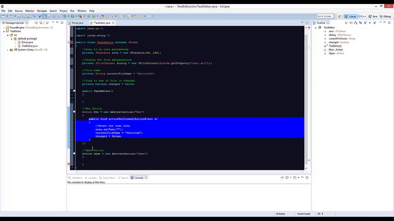 Notepad In Java (Part 1)