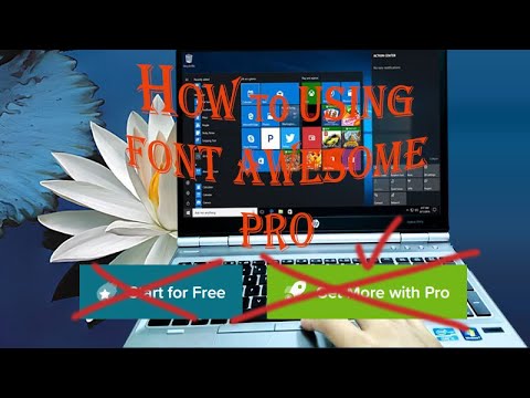 HOW TO DOWNLOAD FONT AWESOMES 5 PRO ICON😃