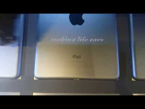 iPad engraving using the laser cutter