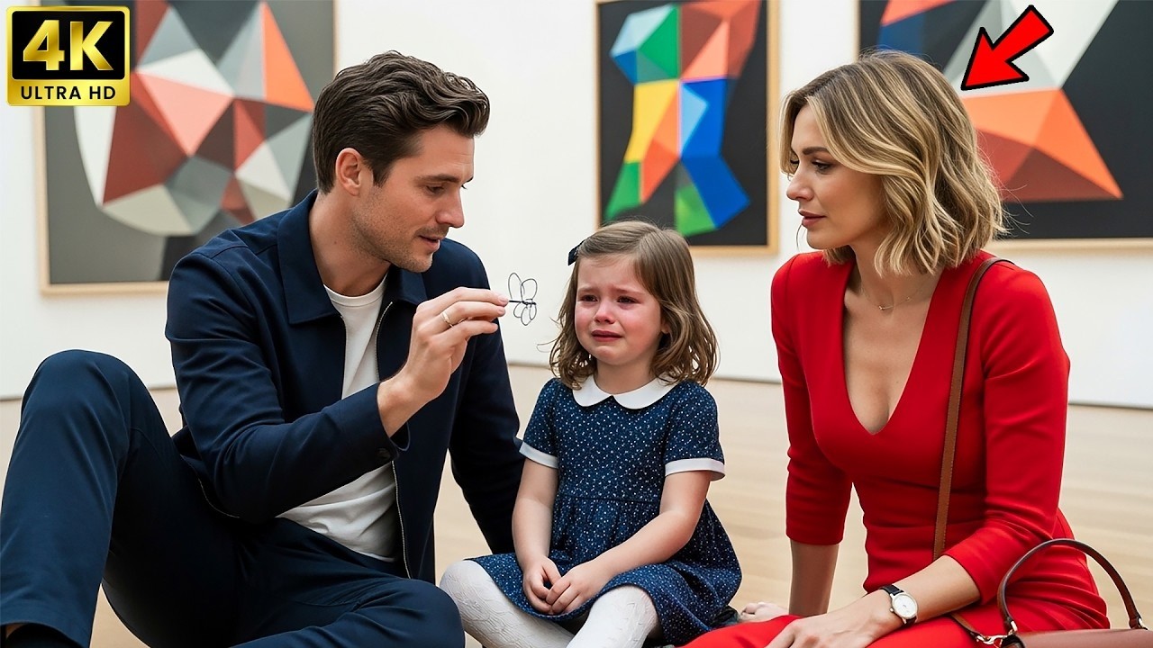 Rich Widow Ignored Scruffy Single Dad Painter Then He Calmed Her Toddler, She Froze In Shock!!