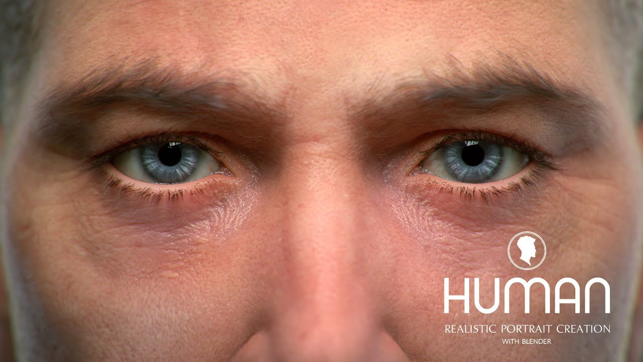 Creating Realistic Portraits with Blender - HUMAN - Course Trailer