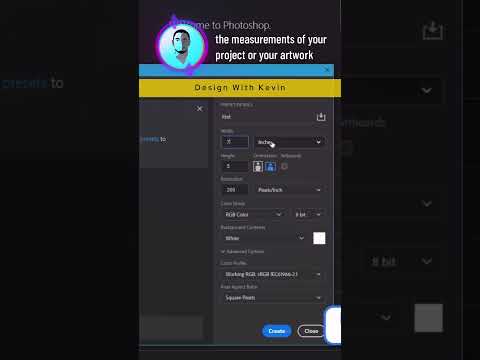 Creating Your Document in Photoshop. #photoshoptutorial
