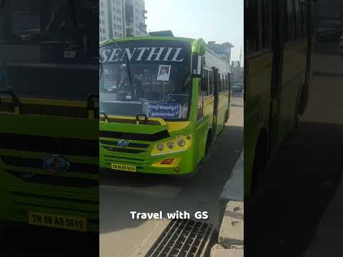 Private mini bus in Chennai | Senthil | Sholinganallur to Thoraipakkam