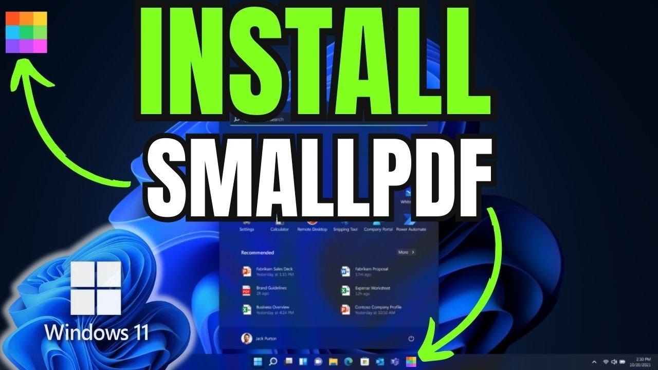 Install Smallpdf on Windows 10 or 11 in MINUTES!