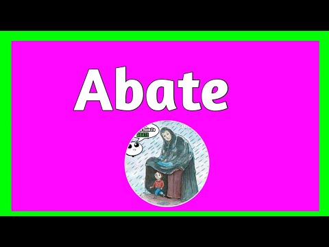 Abate meaning in Hindi | Abate ka matlab kya hota hai#Dailyvocab