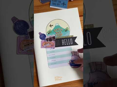 Midori A5 Notebook Travel Journal Cover Prep for Tokyo, Japan Trip!