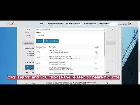 HOW TO REGISTER ENTERPRISE WITH SSM (EBIZ ONLINE