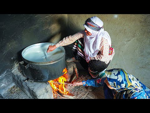 Nomad life: Making ghorut (Curd) ☘️ Khorasan