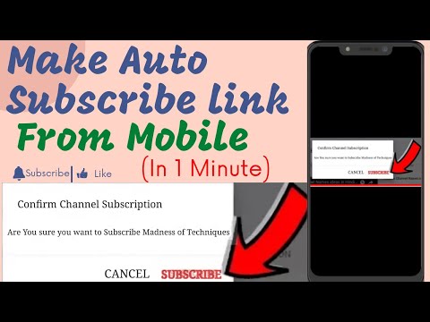How to make Auto subscribe link for YouTube channel In just 1 minute (in Hindi ) 2022
