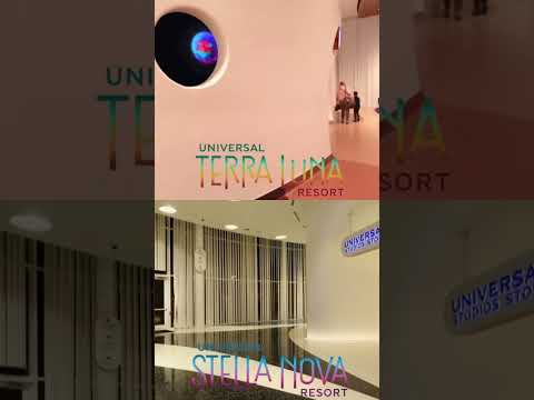 Universal’s Epic Universe new hotel Terra Luna vs Stella Nova comparison #universalstudios