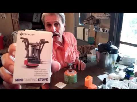 CAMPING COOKER...extremely lightweight...link in description...