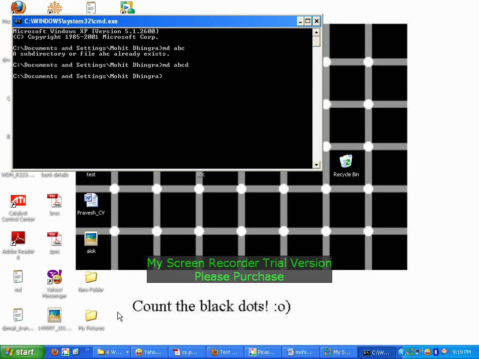 Tutorial - How to make a new folder using command prompt.wmv