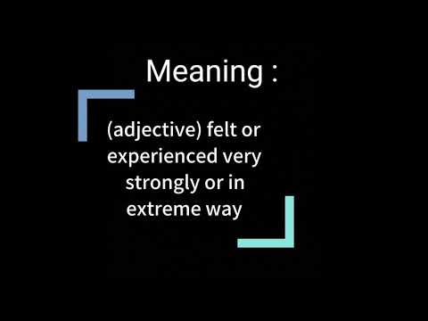 ❇️Profound explained or meaning ❇️synonyms, antonyms, making sentances.