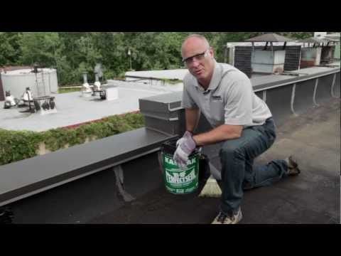 How To Repair Flat Roof Leaks Inexpensively With 18 Flashing Cement ...
