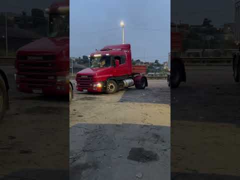 Scania 124 420 carreta grade baixa top demais #penaestrada #caminhão #dicas #estrada #top