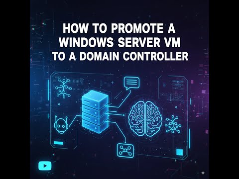 How to promote a Windows Server VM to a Domain… - Partner
