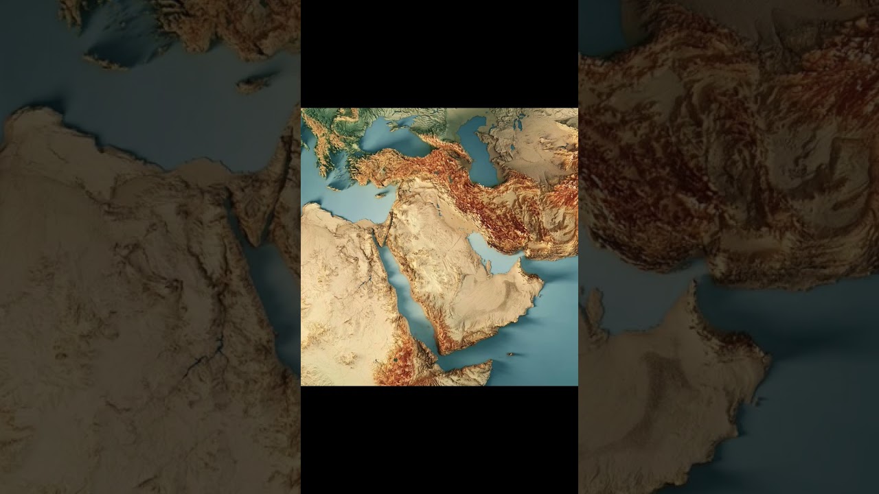 Topography of The Middle East