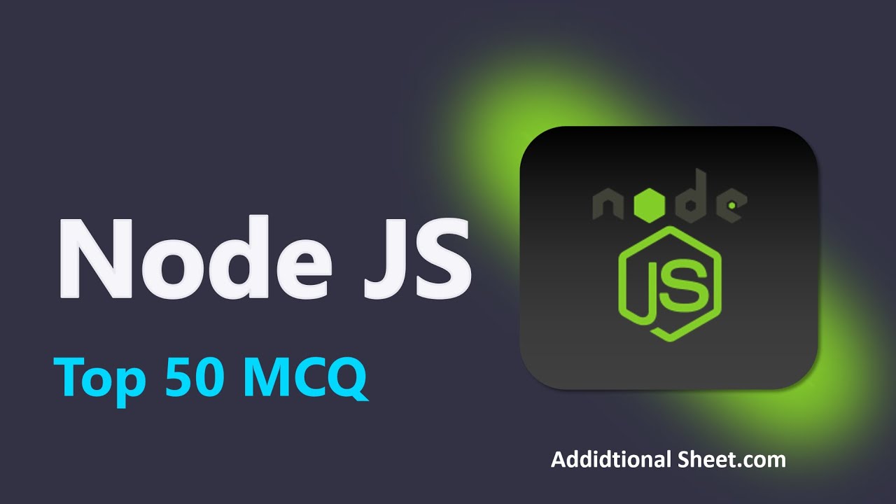 Node JS Top 50 Multiple Choice Questions | Node JS  Interview Preparation | #mcq #trending