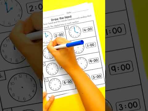 ✏️ Telling Time Practice Worksheet | Learn to Read Analog & Digital Clocks