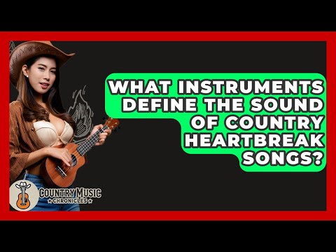 What Instruments Define The Sound Of Country Heartbreak Songs? - Country Music Chronicles