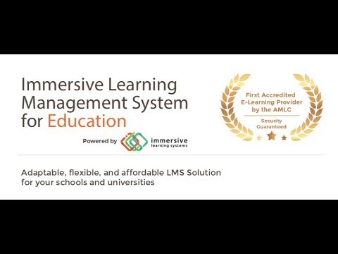 Immersive Learning Management System for Education
