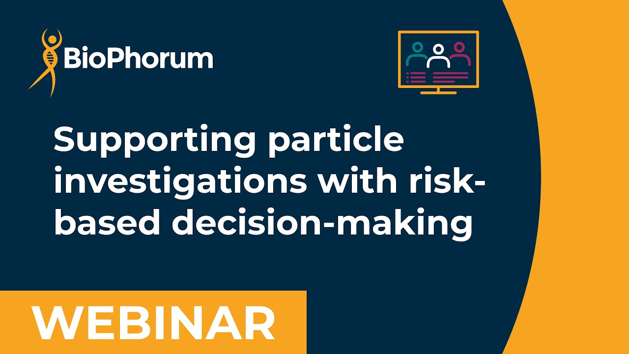 Supporting particle investigations with risk-based decision-making webinar
