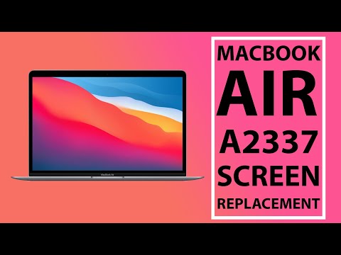 Apple MacBook Air 13.3-Inch 2020 A2337 M1 Screen Display Replacement Repair Tutorial