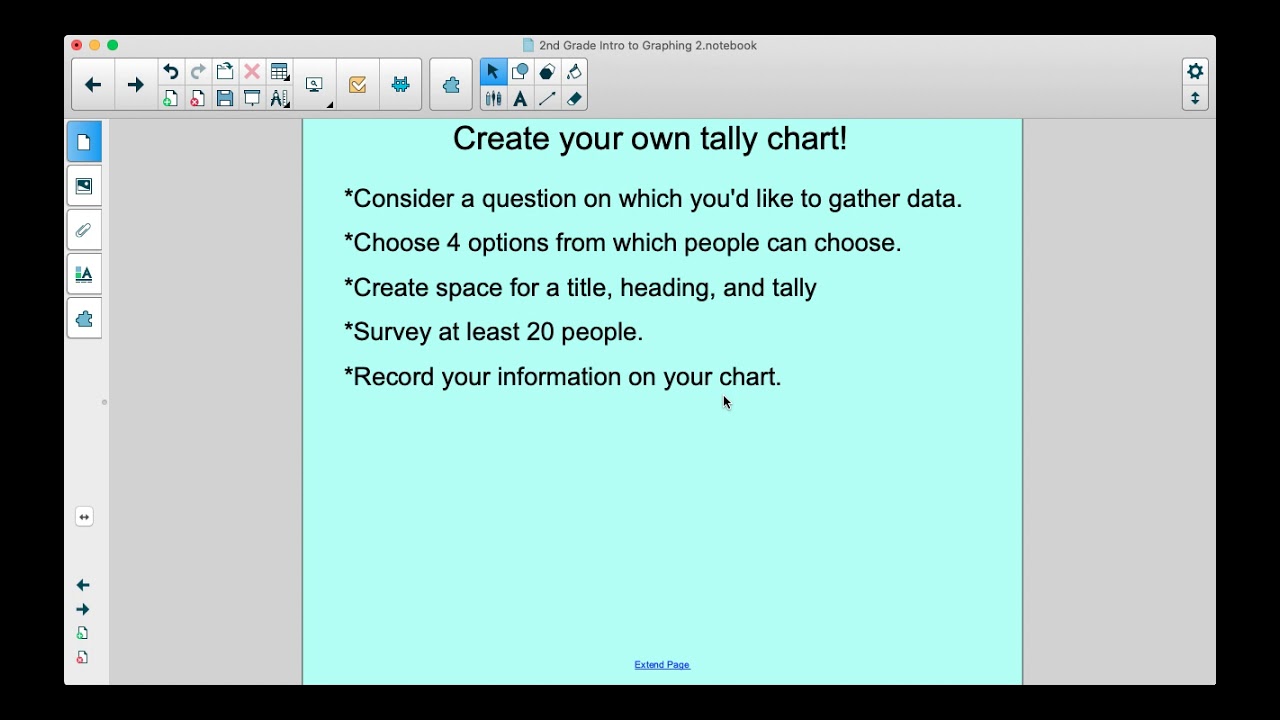 2nd Grade: Intro to Tally Charts