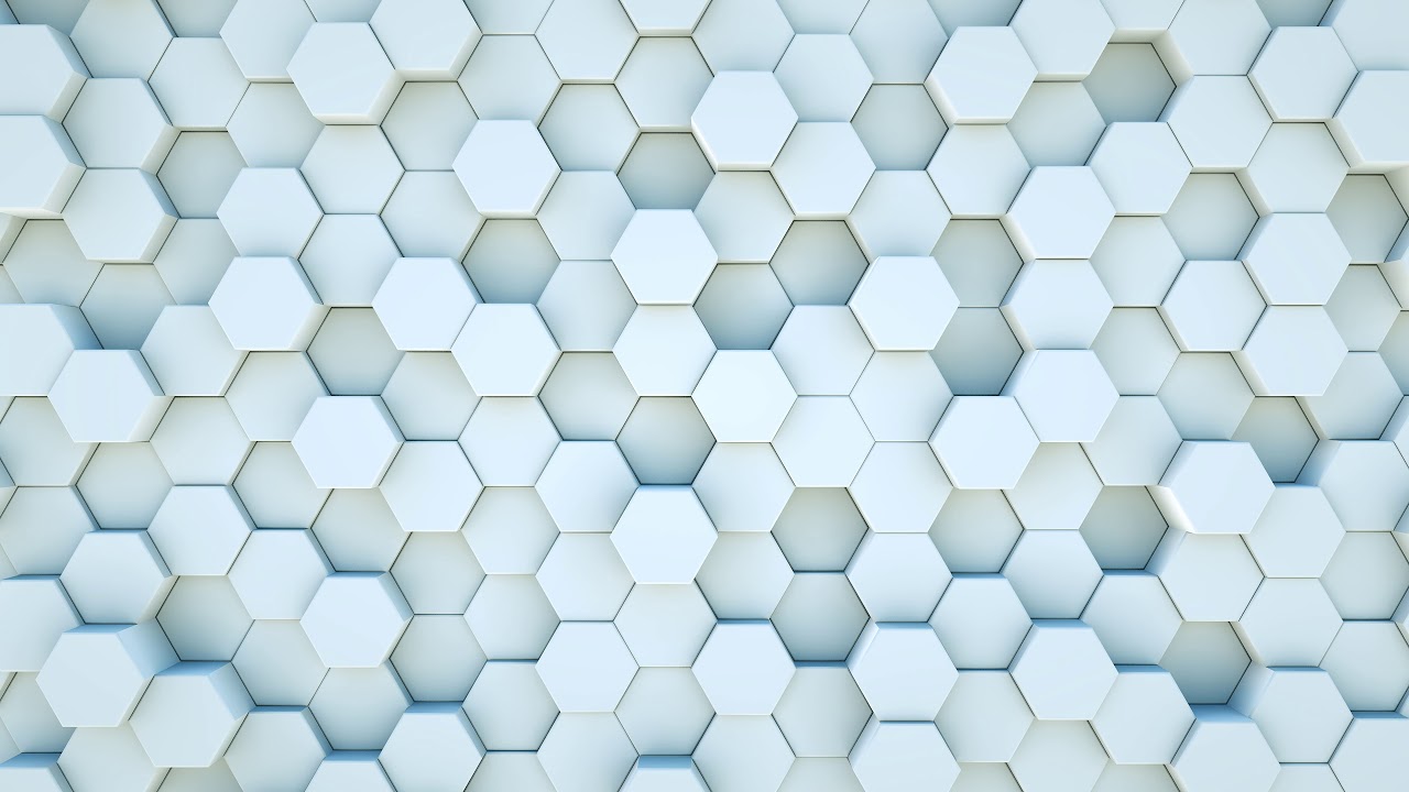 4K - Free 3D motion background - Abstract Moving Hexagons - abstract shapes animation