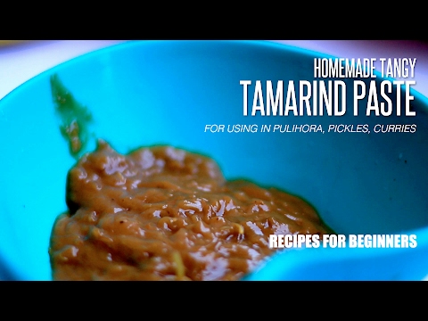 How To Make Tamarind Paste Homemade Tangy Tamarind Concentrate