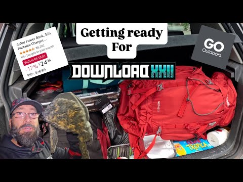 Shopping and Packing for Download festival 2025 | featuring @simon_bond