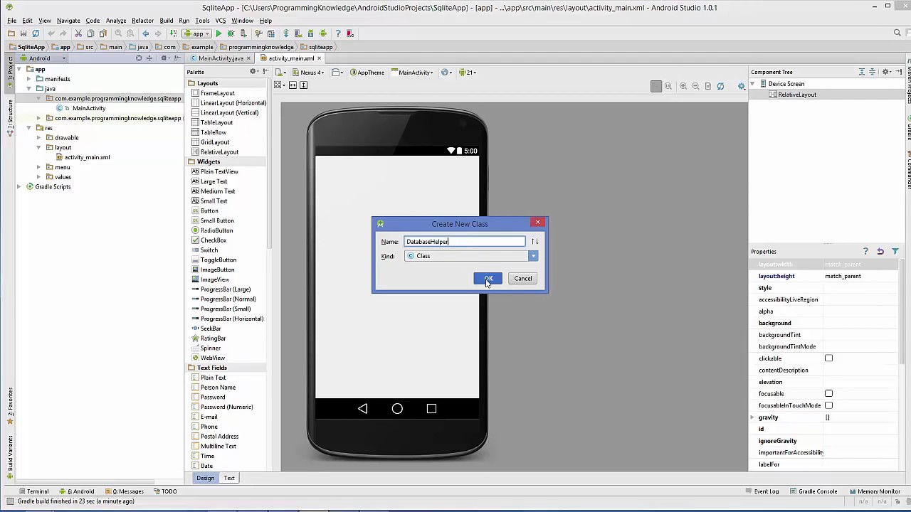 Android SQLite Database Tutorial 1 # Introduction Creating Database and Tables Part 1 2